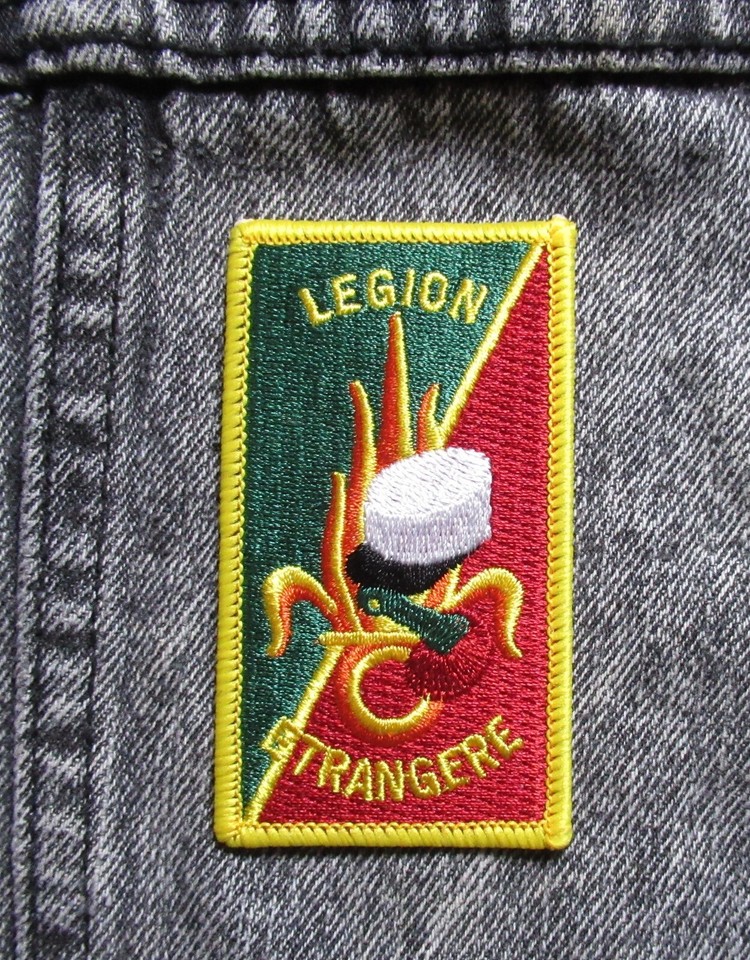 Ecusson patche Legion étrangère French patch armée brodé thermocollant ...
