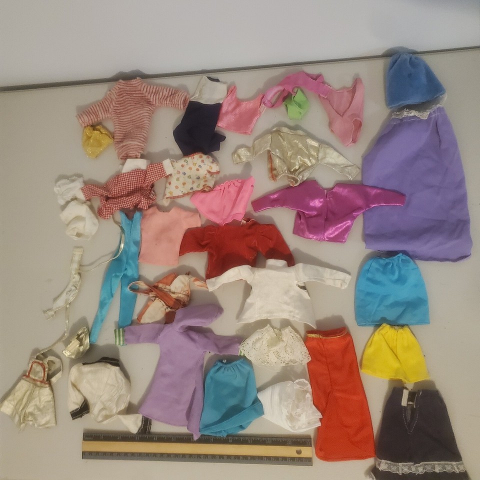Vintage doll clothes + accessories lot 12 in Barbie Handmade Parts ...