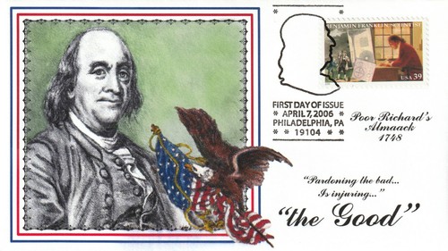 2006 #4021-24 Ben Franklin - Set of 4 "Scientist, Printer, Postmaster ...