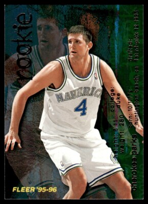 1995-96 Fleer Cherokee Parks Rookie Dallas Mavericks #303 | eBay