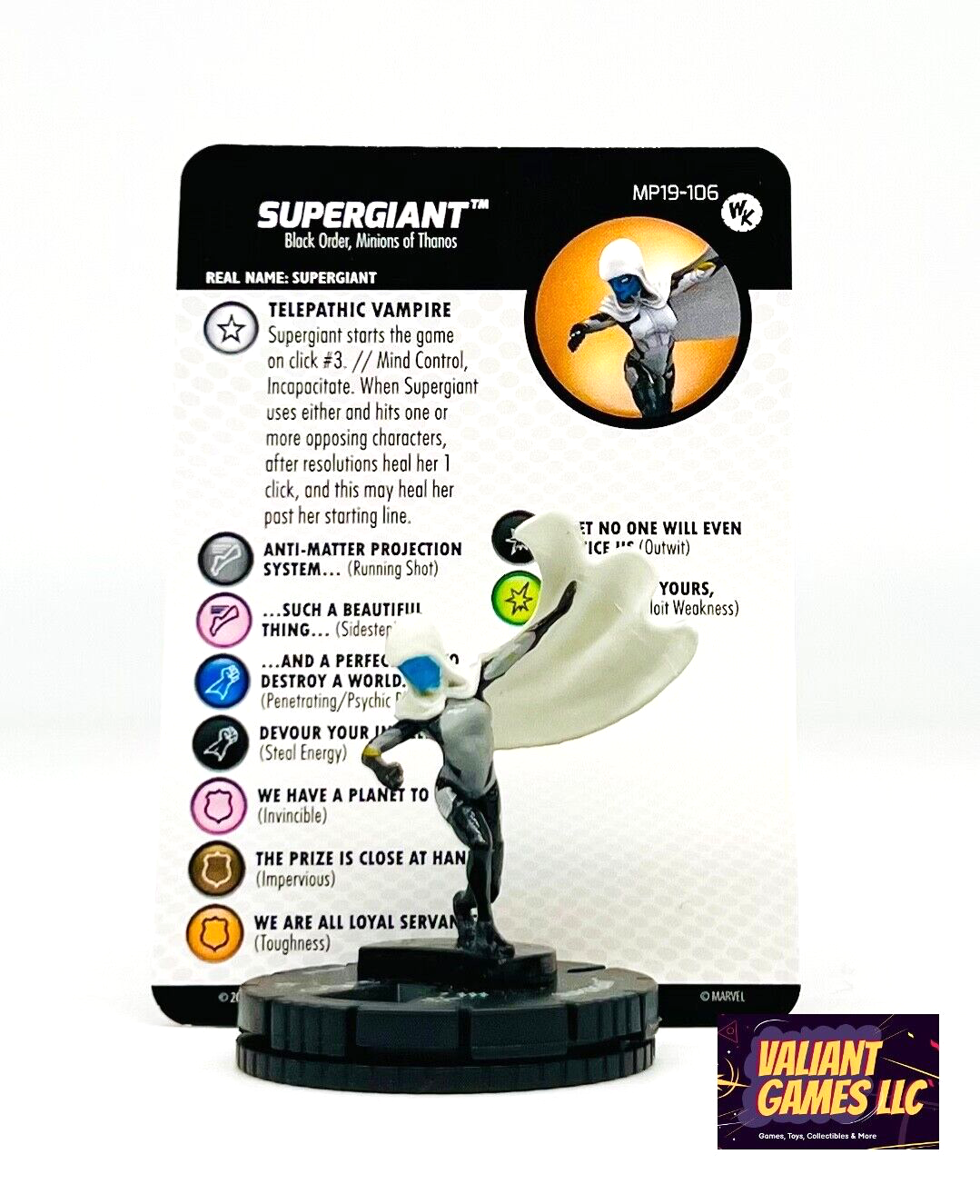 Marvel Heroclix Supergiant MP19-106 w/ Card Wizkids Convention Exclusive OP Kit | eBay