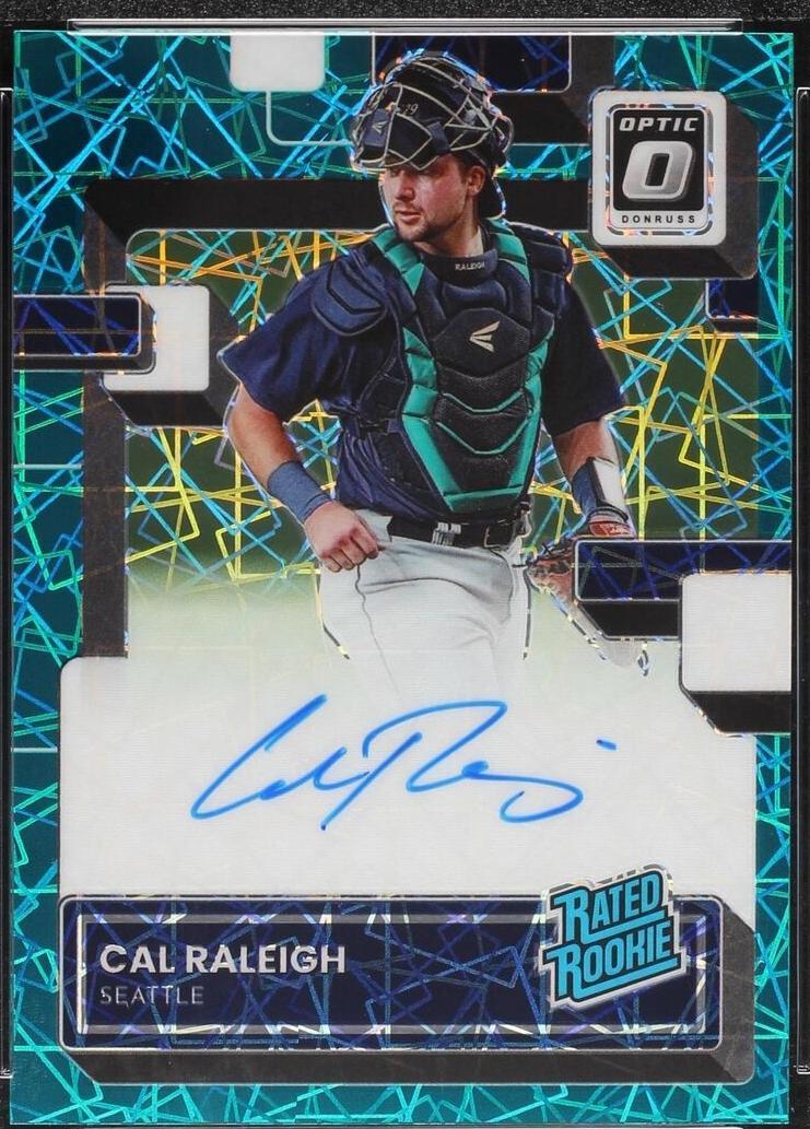 2022 Panini Donruss Optic - Rated Rookie Signatures Cal Raleigh #RRS-CR ...