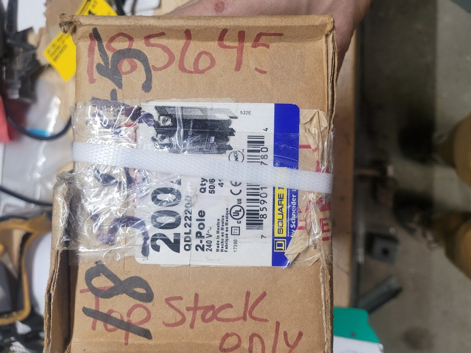 Square D QDL22200 Circuit Breaker 200 amp new in box sealed ...