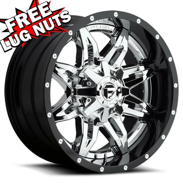 20 inch 20x10 FUEL D266 LETHAL CHROME wheel rim 8x170 -19 | eBay