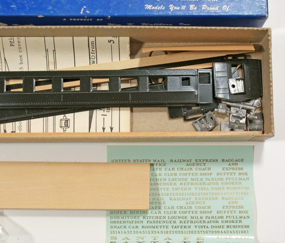 Walthers HO Scale Santa Fe Coach # FP5-H, RARE Limited Edition ...
