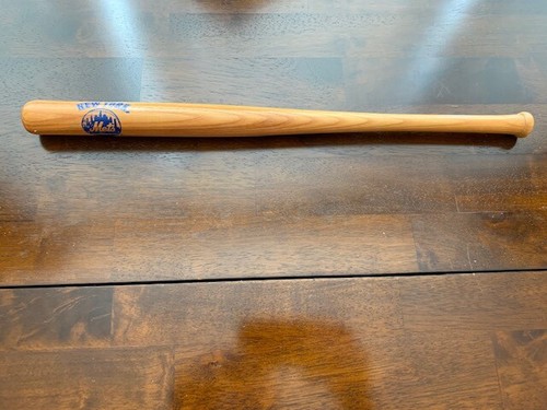 New York Mets Mini Wooden Bat Vintage 1992 Made In USA E.W. Hannas 17 ...