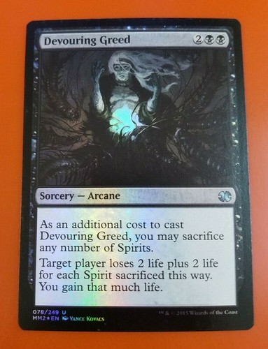 1x Devouring Greed | FOIL | Modern Masters 2015 | MTG Magic Cards | eBay