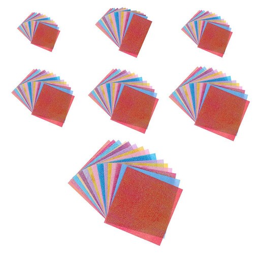 20pcs/set Square Origami Papers Shining Folding Solid Papers for DIY ...