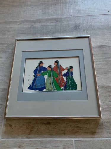 Virginia A Stroud art - SIGNED - 1984 - Native American southwest style ...
