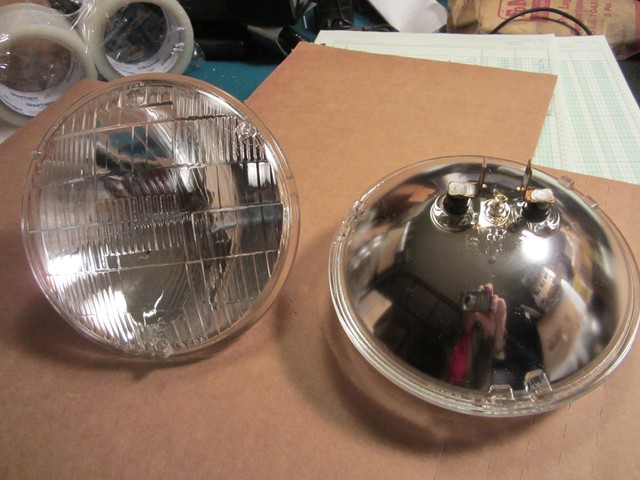 Pair Tung-Sol Headlights Bulbs headlamps 5001 4001 12v 2 two bulb 5 3/4 ...