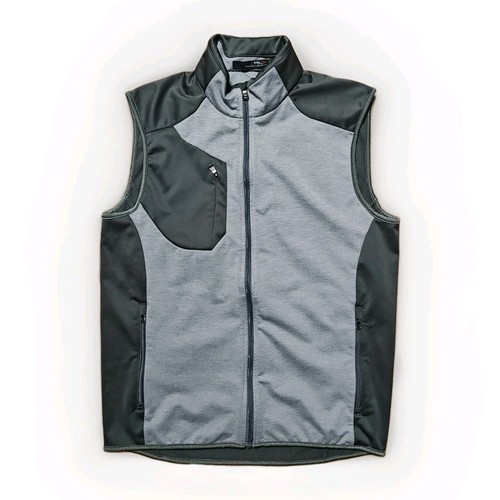 RLX Ralph Lauren Vest Jacket Full Zip Gray Golf Lightweight Performance ...