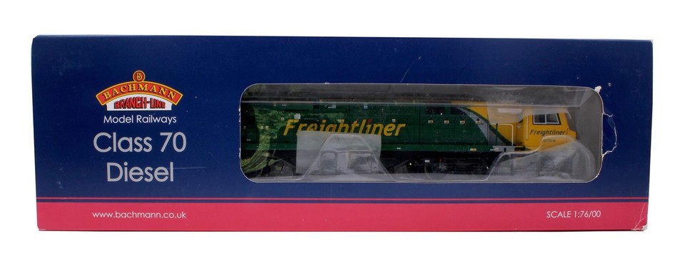 BACHMANN 'OO' GAUGE 31-585 FREIGHTLINER GREEN/YELLOW CLASS 70 70006 ...
