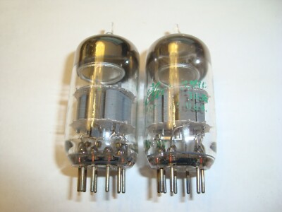 One Pair of 6DJ8 Tubes By GE, Copper Post, Solid Disc, High Ratings | eBay