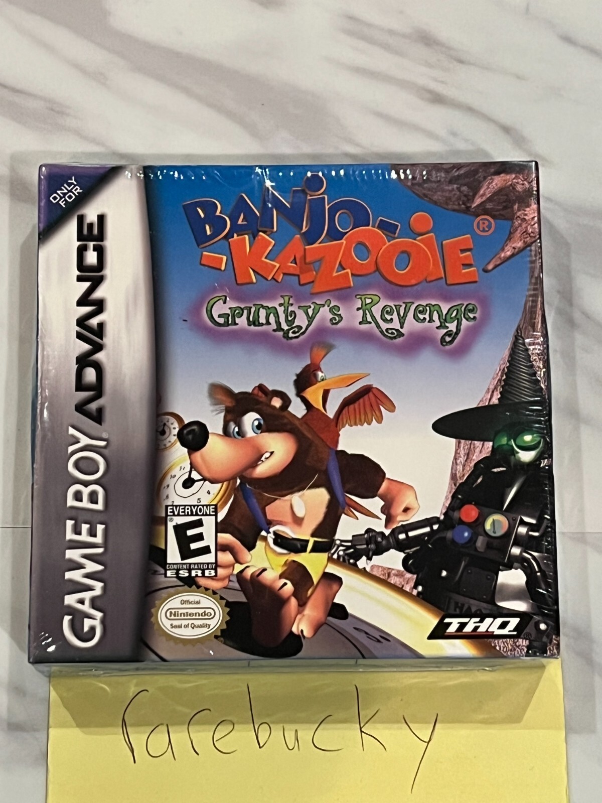 Banjo-Kazooie Grunty's Revenge (Game Boy Advance) NEW SEALED, NO TEARS ...
