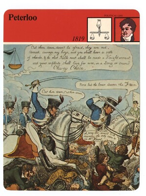 Peterloo - Political Life Edito Service British Heritage Card | eBay