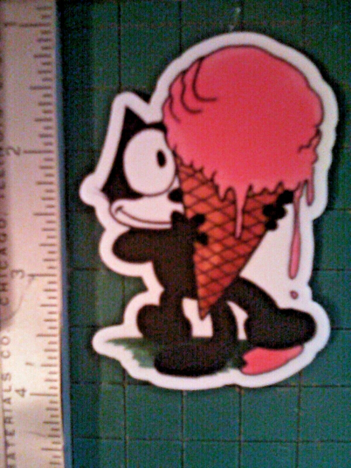 FELIX The Cat ICE CREAM STICKERS print Classic ART comic cartoon CUTE ...