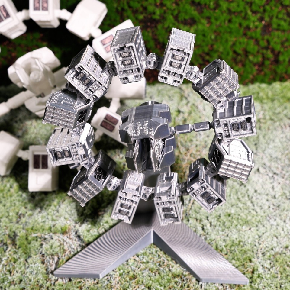 Interstellar Endurance Space Station Model 3D Printed Sci-Fi Display ...