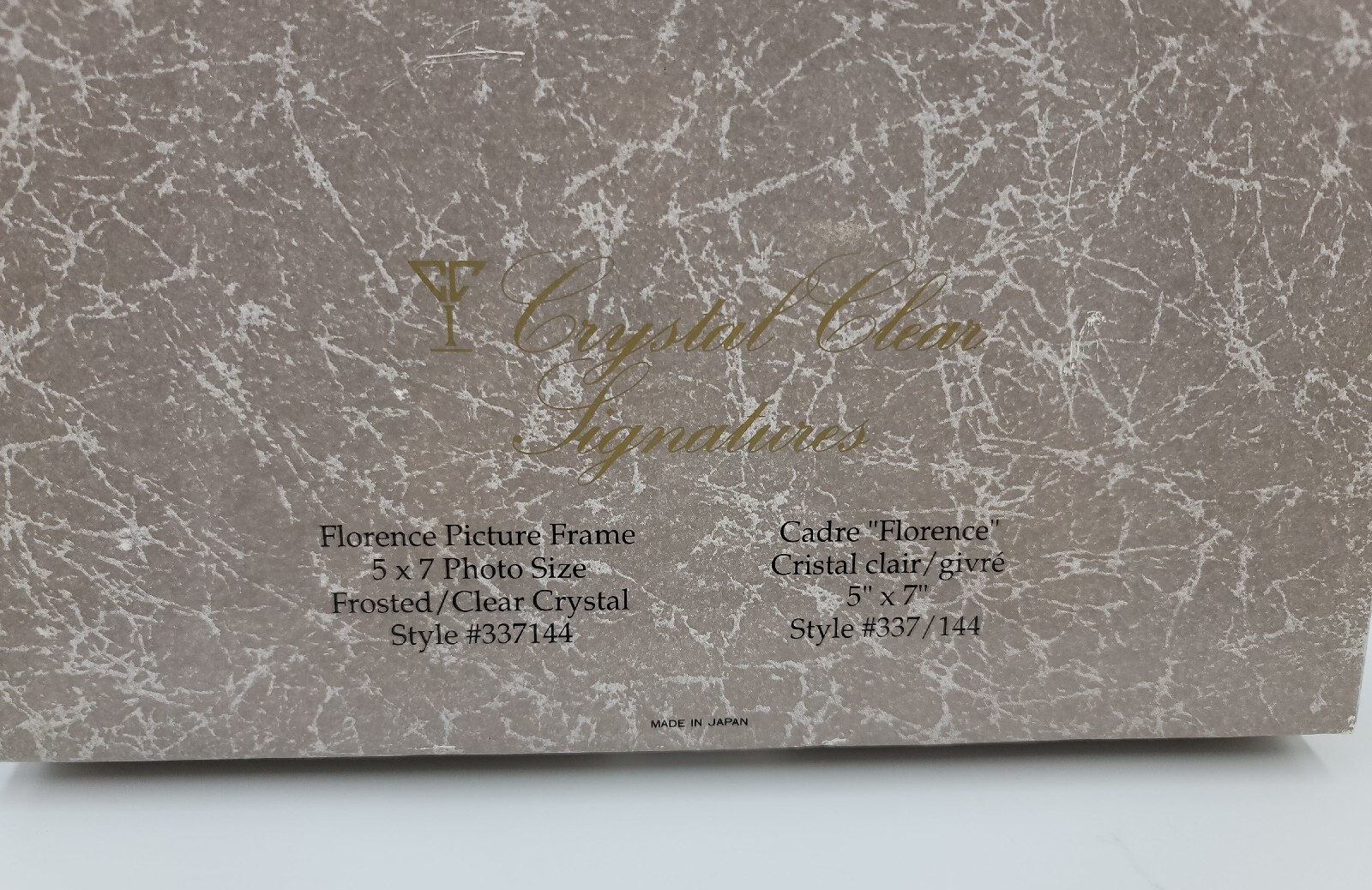 Crystal Clear Signatures Chrysanthemum Oval Picture Frame for 5x7 Photo ...