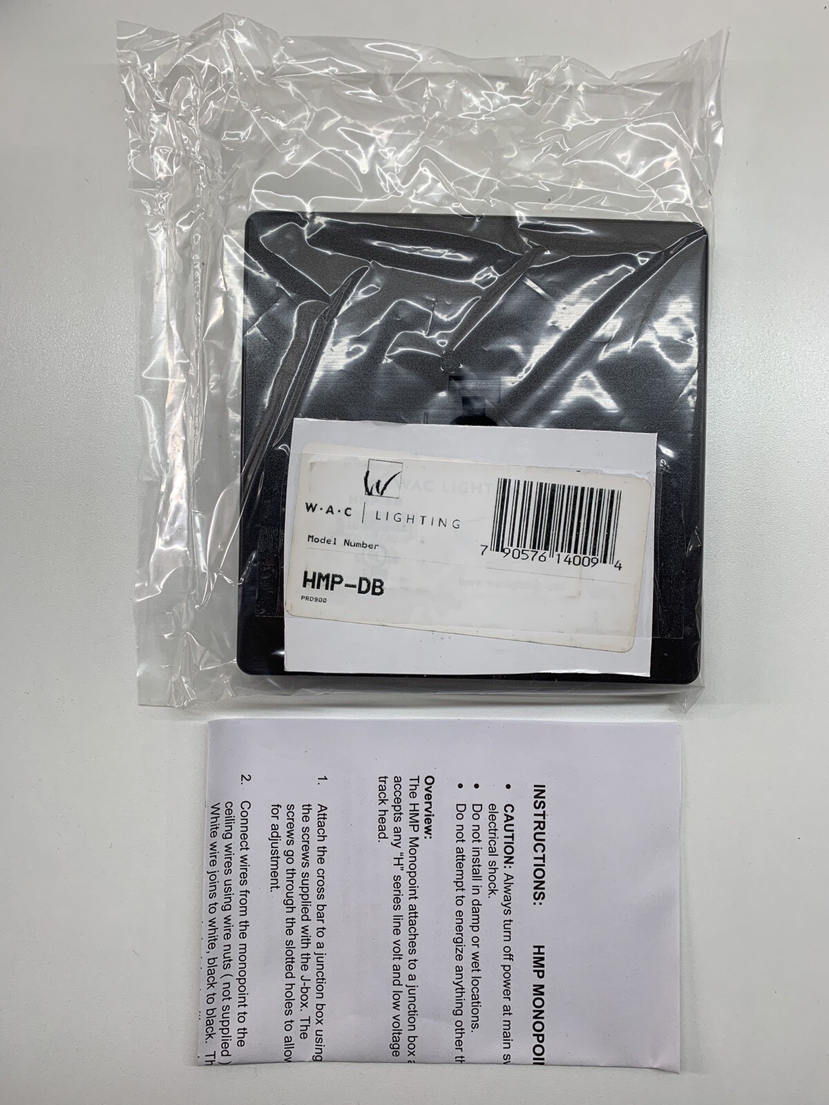 WAC Lighting H Track Monopoint Canopy Adapter Dark Bronze HMP-DB | eBay