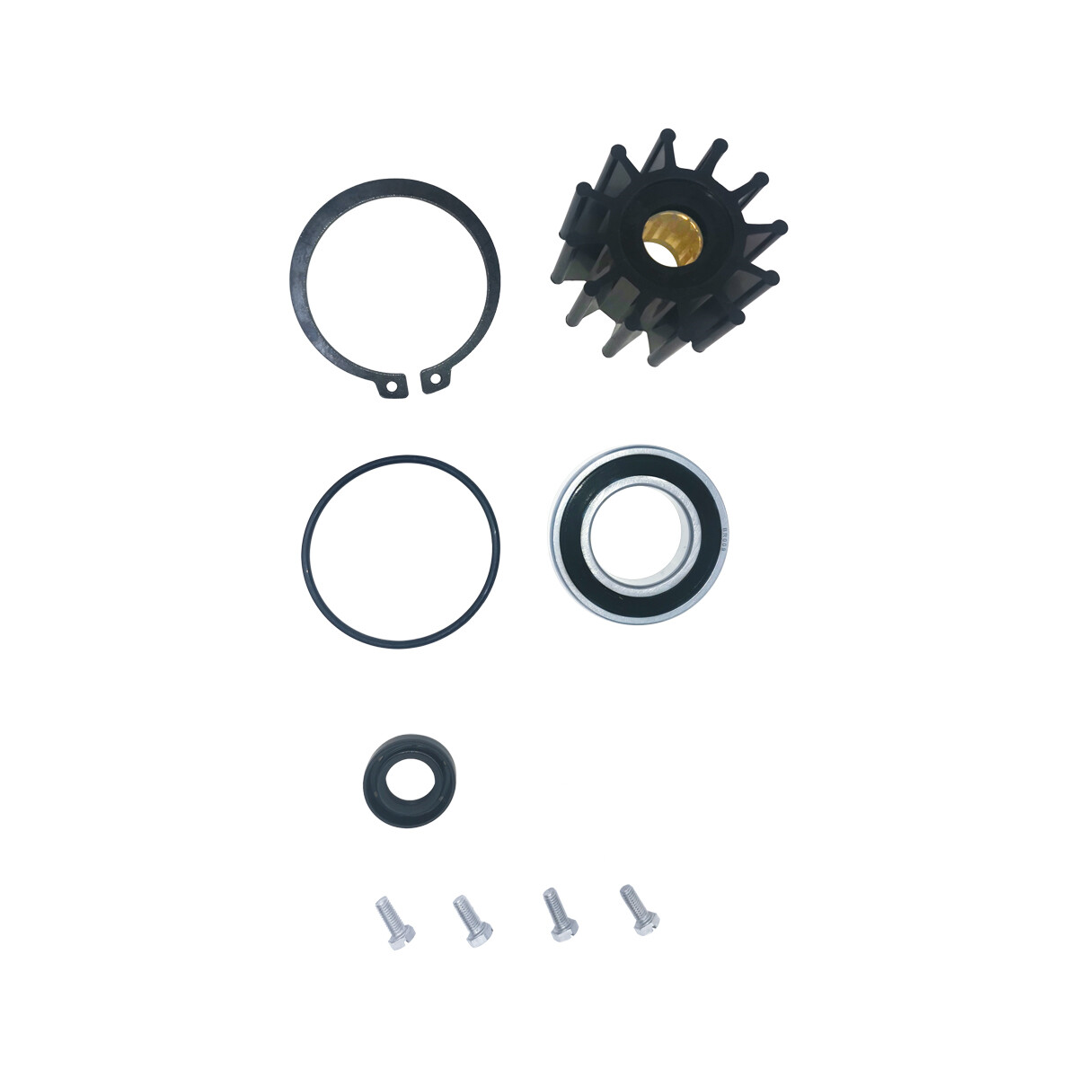 For Volvo Penta Sea Water Pump Rebuild Kit 21213660 21214599 21214596 ...