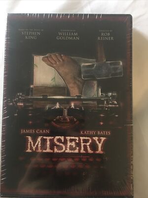 Misery (DVD, 1990) The Hard To Find Cover. Brand New Sealed 27616851390 ...