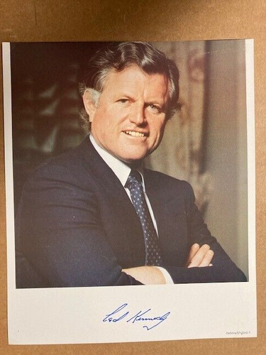Ted Kennedy Boldly Signed 8x10 Handsome Photo w/COA** | eBay