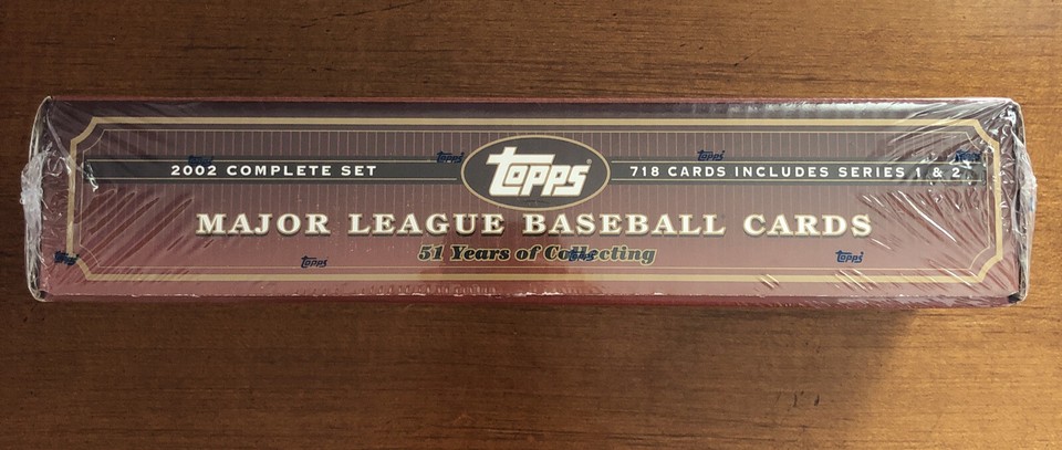 2002 Topps Baseball Factory Sealed Complete Hobby Box Set | eBay