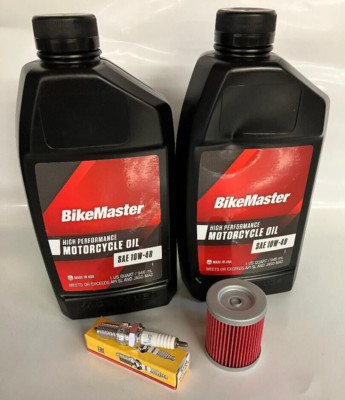 Suzuki LTF160 160E Quad Sport Runner 89-04 Oil Change Filter Spark Plug ...