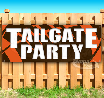 TAILGATE PARTY Advertising Vinyl Banner Flag Sign Many Sizes NFL BROWNS ...