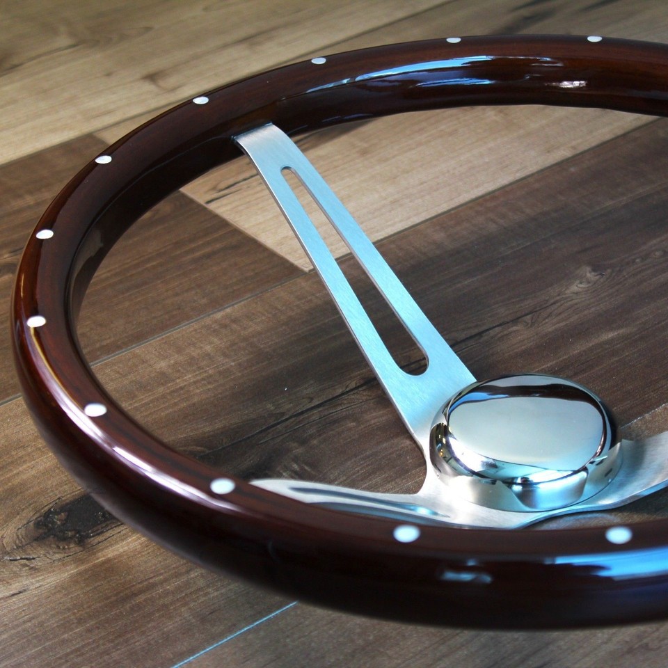 1967 Chevrolet C2 Corvette Wood Aluminum Steering Wheel w/ Installation ...