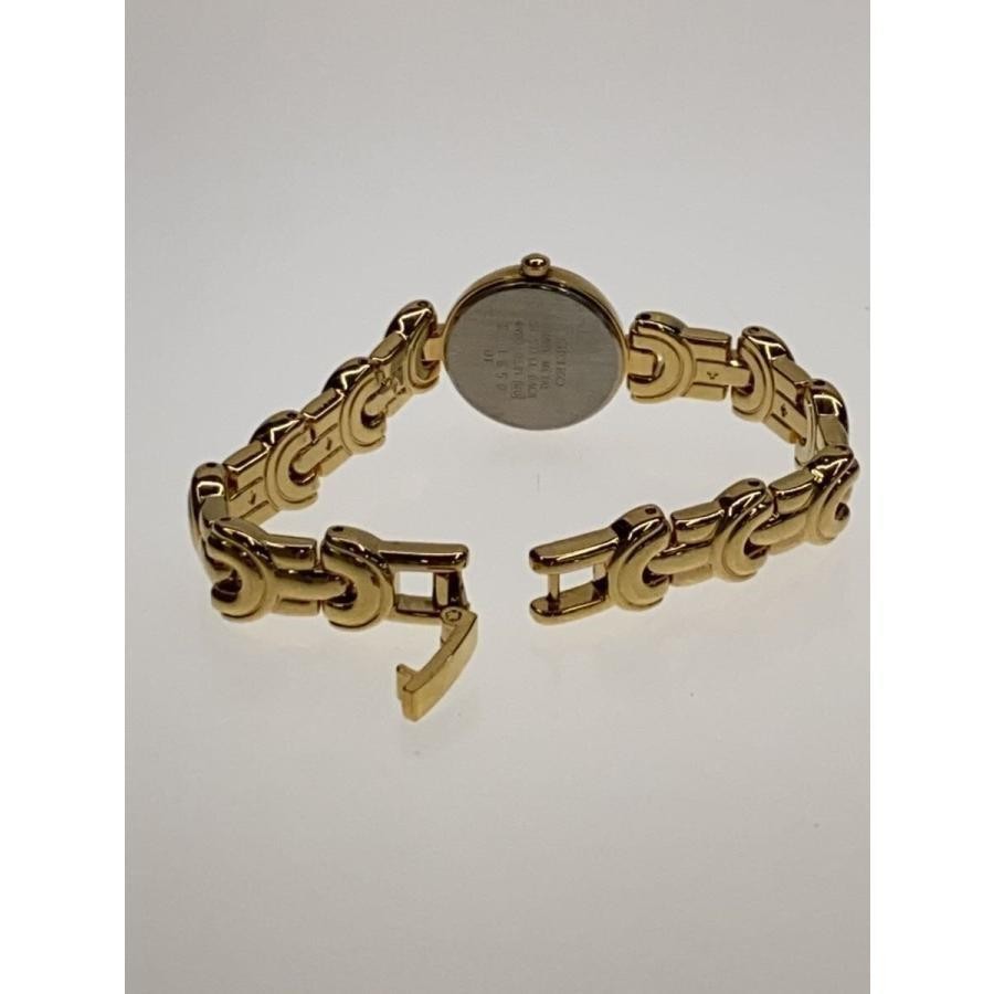 SEIKO quartz wristwatch, analog, stainless steel WHT GLD | eBay