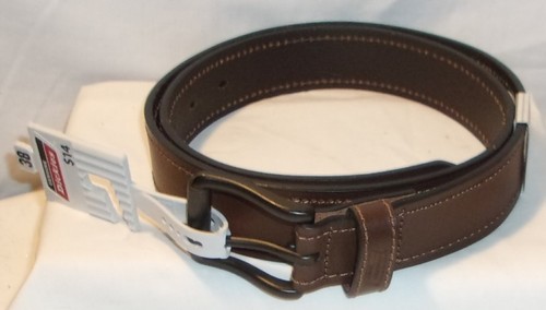 NEW WITH TAGS GENUINE DICKIES LEATHER BROWN BELT - SIZE 38 | eBay