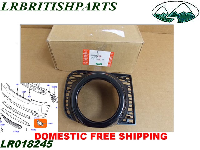 Land Rover Fog Lamp Light Bezel LH Black Range 10-12 LR018245 OEM for ...