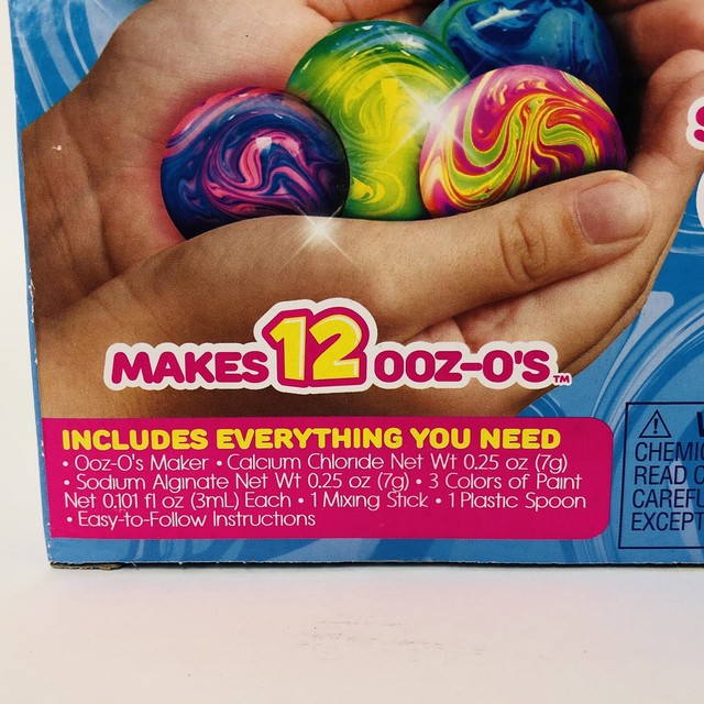 Marbled Ooz-o's Oozing Slimy Spheres Kids Craft Kit Toy Maker Makes 12 ...