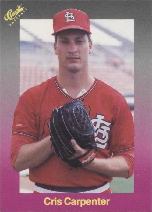 1989 Classic Update Purple Travel Edition - Cris Carpenter #185 for ...