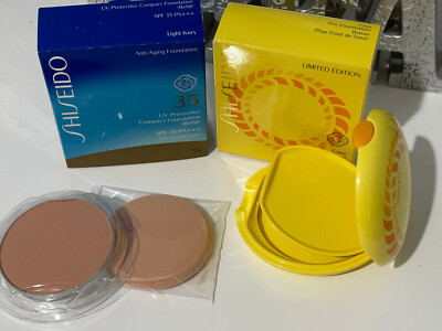 Shiseido UV Protective Foundation SPF 36 Compact Refill + Case Ltd | eBay
