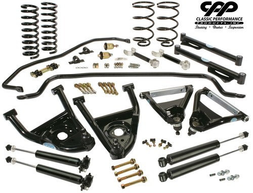 64-66 Chevy Chevelle CPP Pro Touring Kit Tubular A Arms Sway Bar Shocks ...