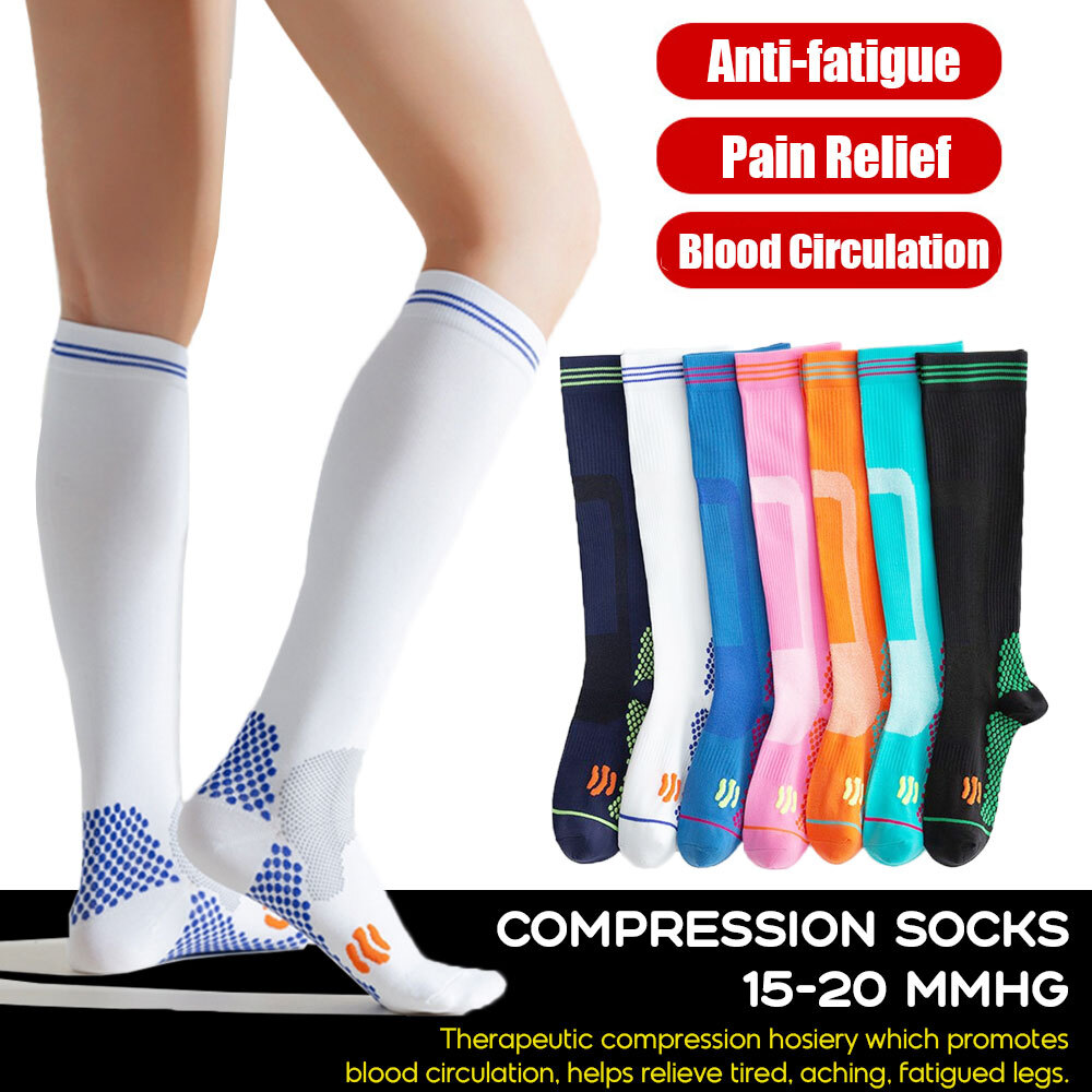 3Pair Physix Gear Compression Socks 20-30 mmhg For Men Women Pressure ...