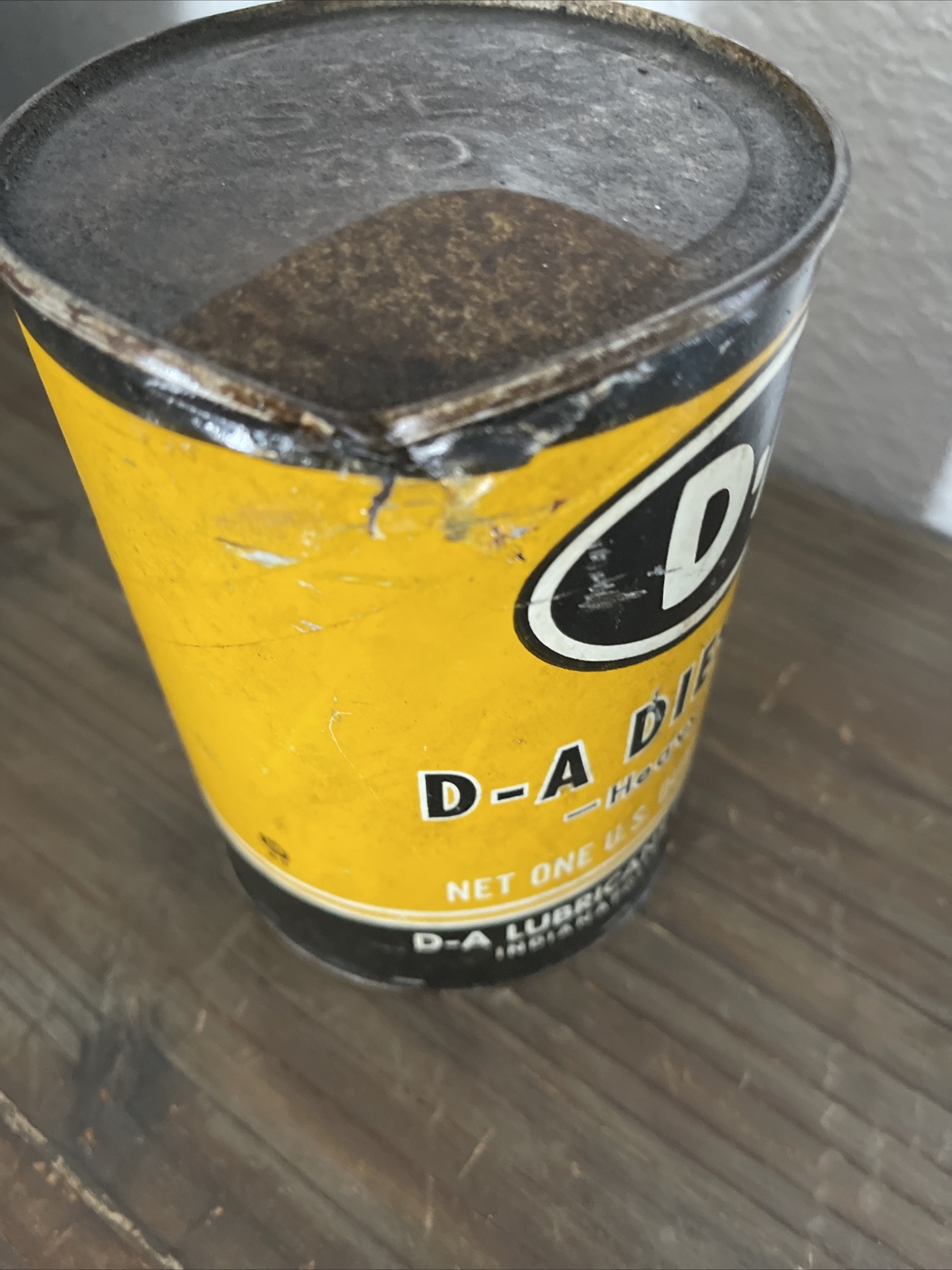 Vintage Original D-A Diesel Oil Heavy Duty Full Quart OIL CAN DA ...