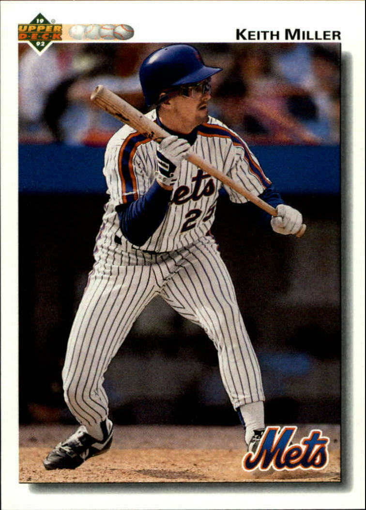 Upper Deck Card Baseball 1992 Keith Miller New York Mets # 383 | eBay