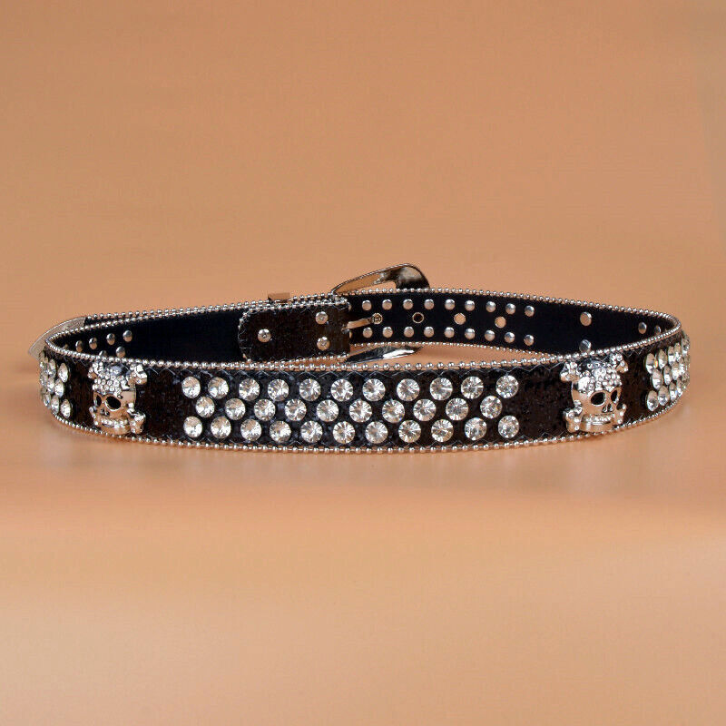 Hot Rhinestone Western Belt Luxury Studded Belts for Men Strap Diamond ...