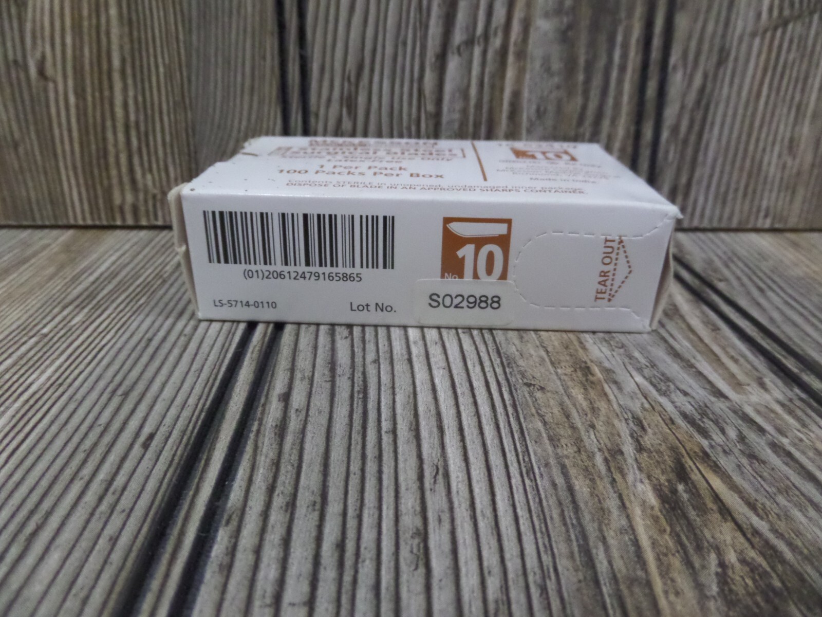 McKesson 16-63410 Stainless Steel Surgical Blades N10 - Box of 100 ...