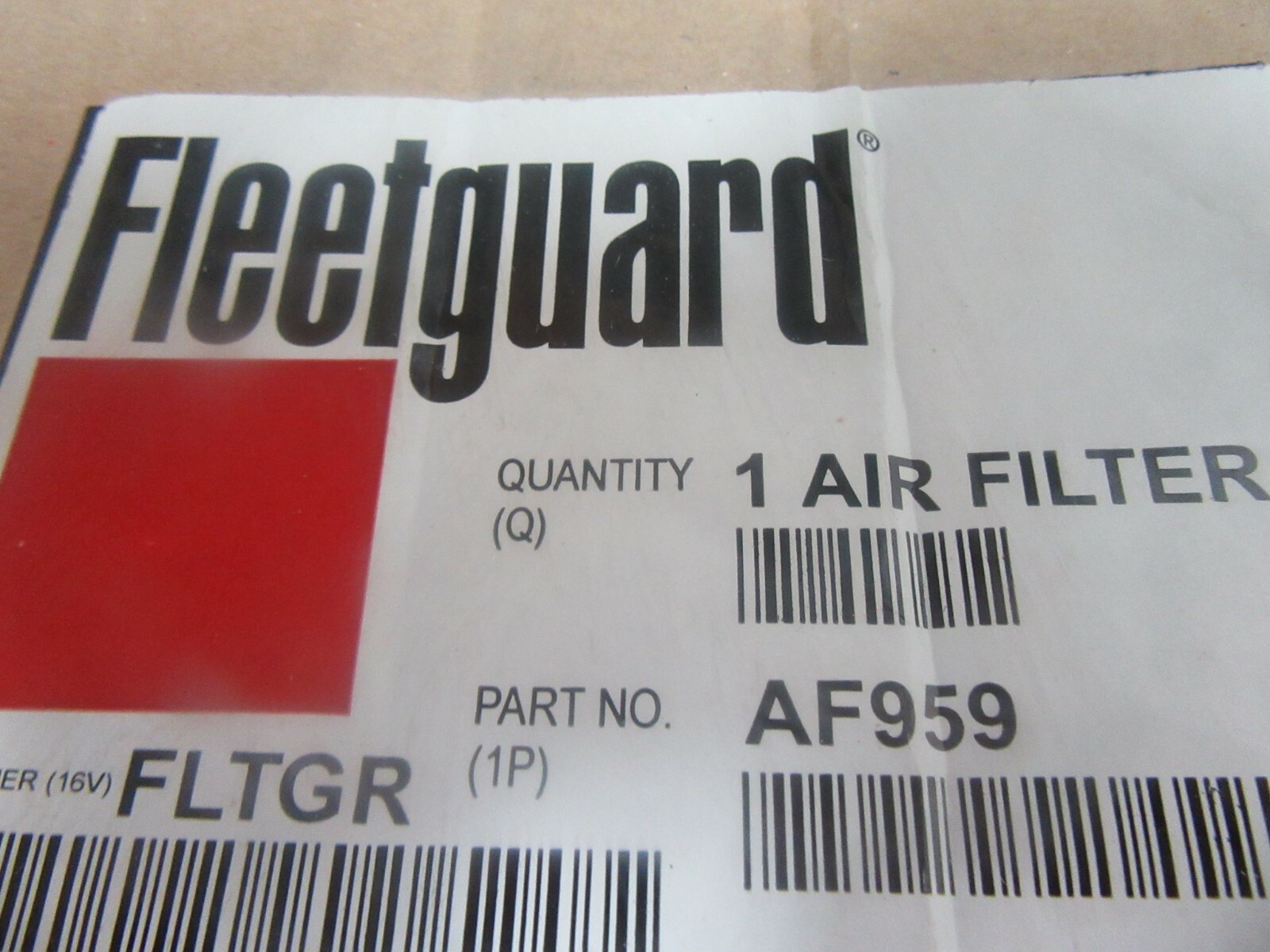 NEW GENUINE FLEETGUARD AIR FILTER (PN AF959) | eBay