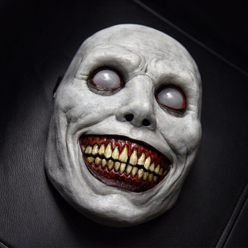 Creepy Halloween Mask Smiling Demons Horror Face Masks The Evil Cosplay ...