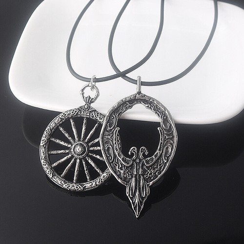 New Game Bloodborne Necklace Cosmic Eye Crow Hunter Wheel Hunter Badge ...