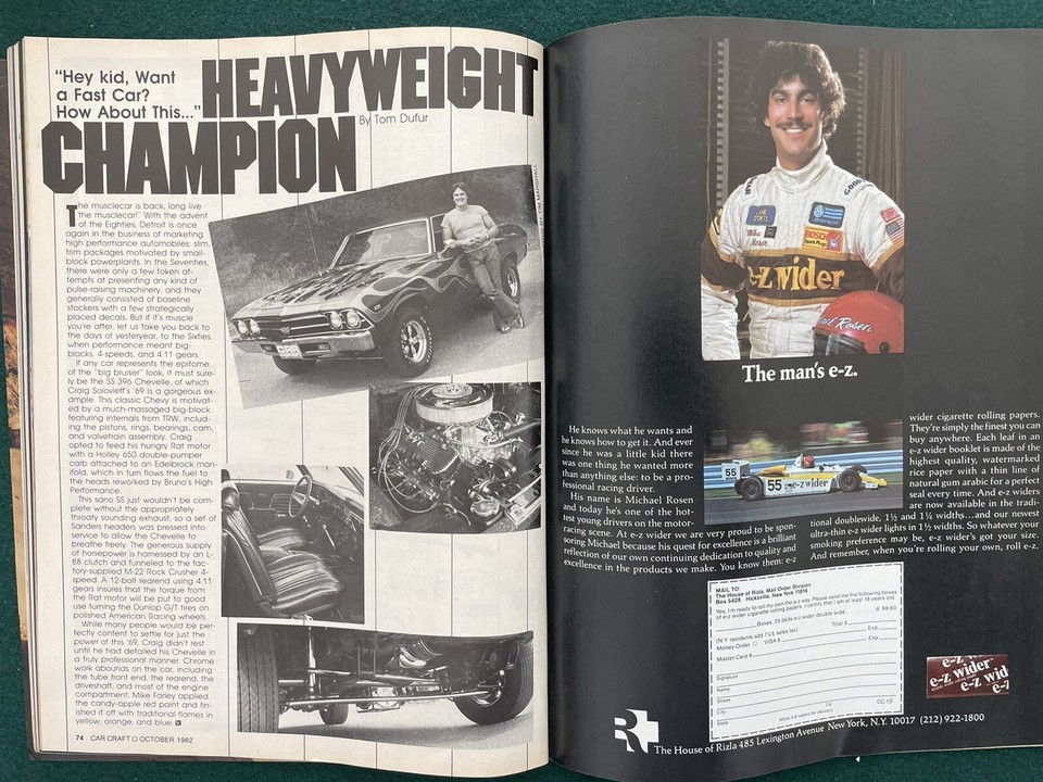 Vintage Car Craft Mag 82 Street Machine Nationals Mustang Nova Bad Boss ...