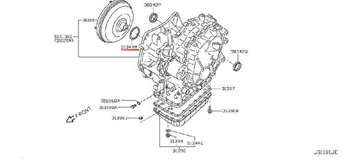 GENUINE OEM Transmission Torque Converter Oil Pump Seal for Nissan ...