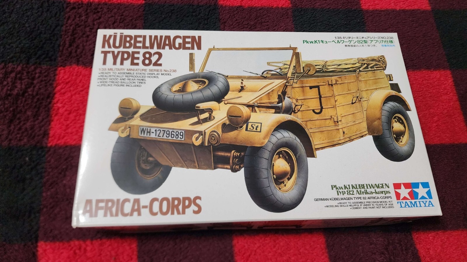Tamiya 1/35 , German Army Kubel Wagen 82 MODEL KIT # 35238 (NISB) 1:35 ...