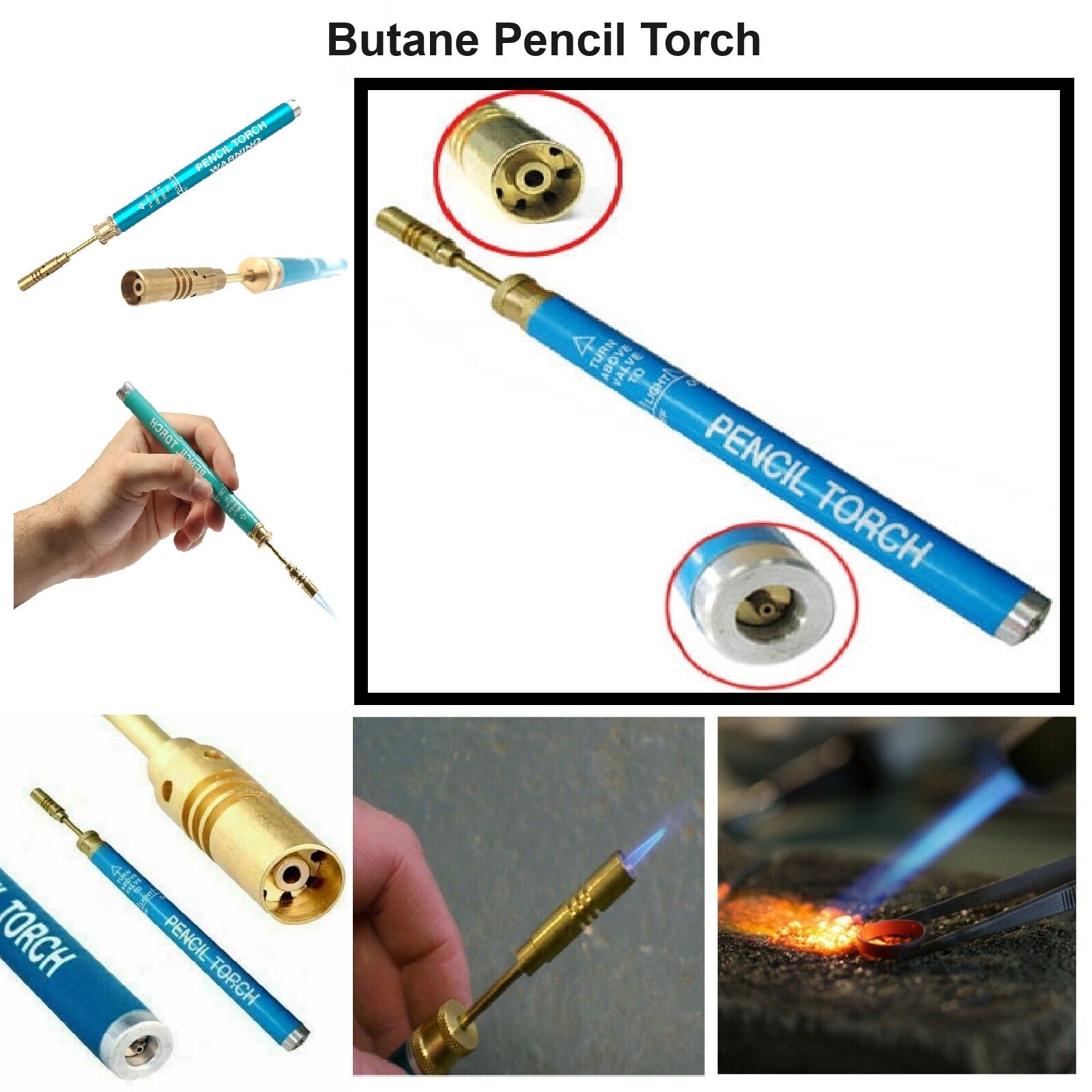 Blackspur Butane Pencil Torch (PT100) for sale online | eBay