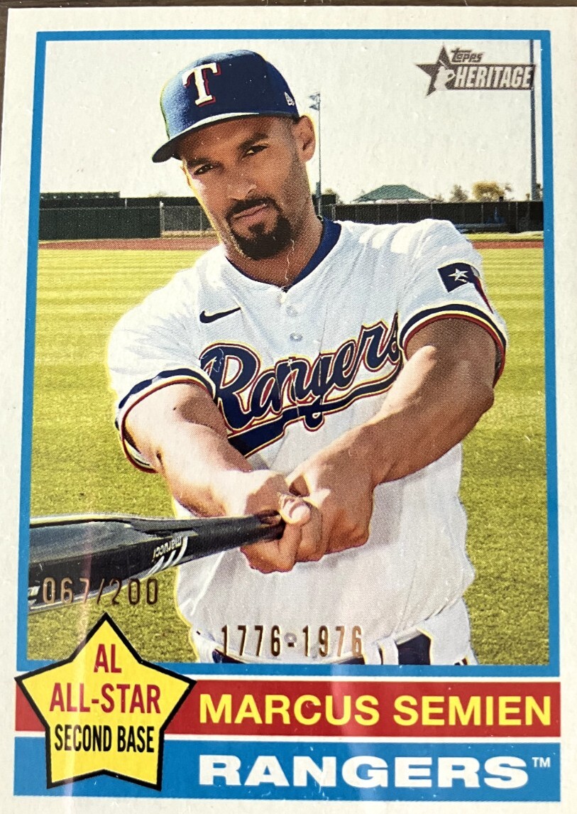 2025 Topps Heritage - Marcus Semien #400 Bicentennial /200 for sale ...